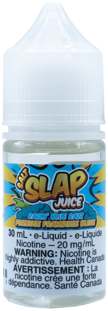 SLAP JUICE SALT RAGIN' BLUE RAZZ [ONTARIO] – eCloudz - Specialty Vape Shop