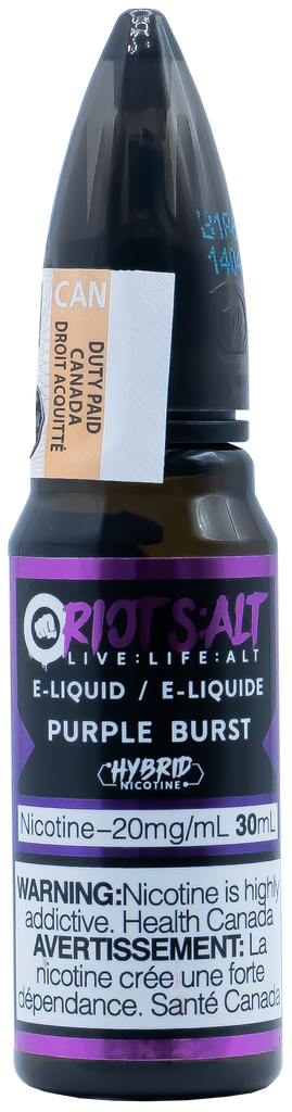 RIOT S:ALT PURPLE BURST [STAMPED] HYBIRD SALT | SUDBURY, CANADA ...